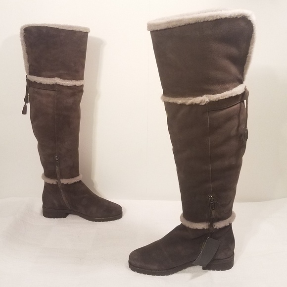 Frye | Shoes | Frye Over The Knee Shearling Luxury Boots | Poshmark